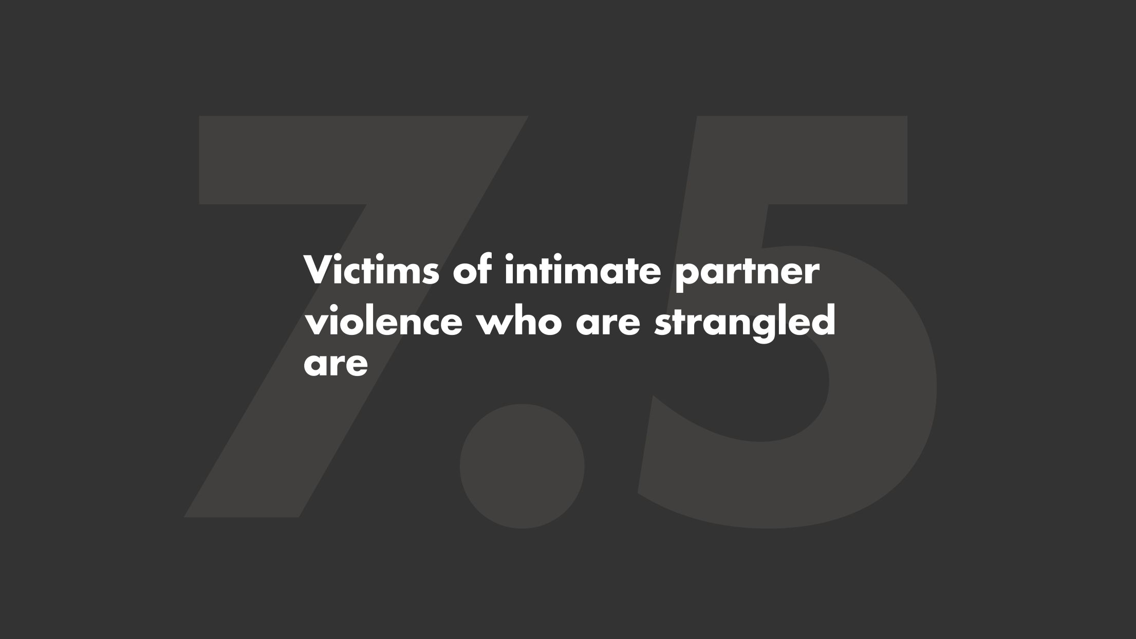 Non-lethal strangulation